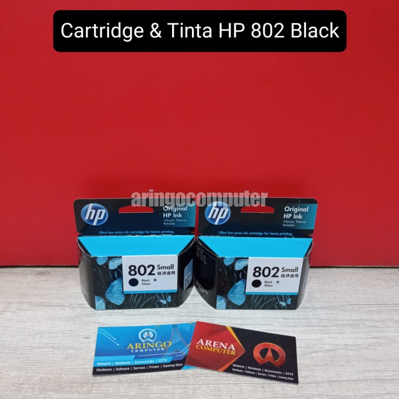 ARINGO - Cartridge & Tinta HP 802 Black