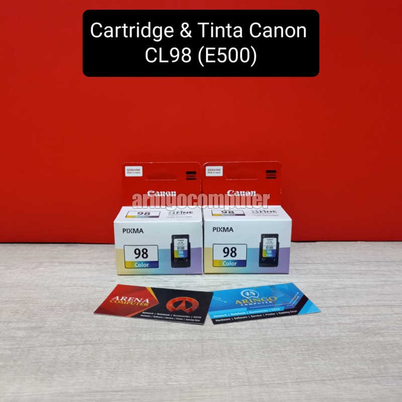 ARINGO - Cartridge & Tinta Canon CL98 (E500)