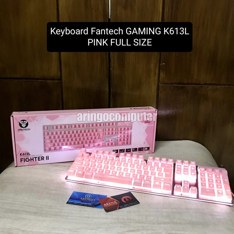 ARINGO - Keyboard Fantech GAMING K613L PINK FULL SIZE