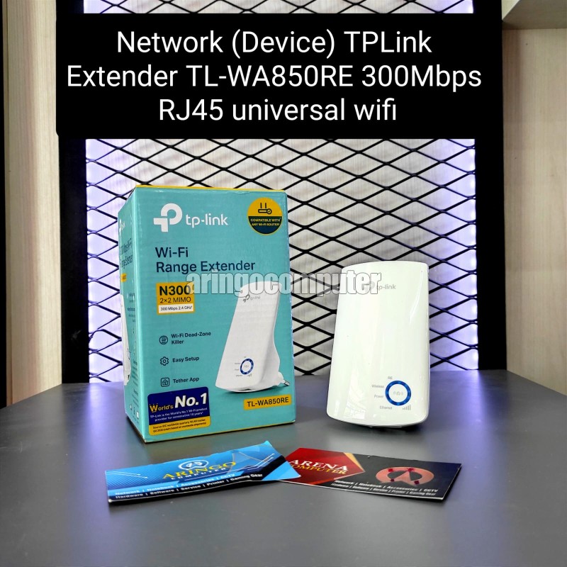 ARINGO - Network (Device) TPLink Extender TL-WA850RE 300Mbps RJ45 ...