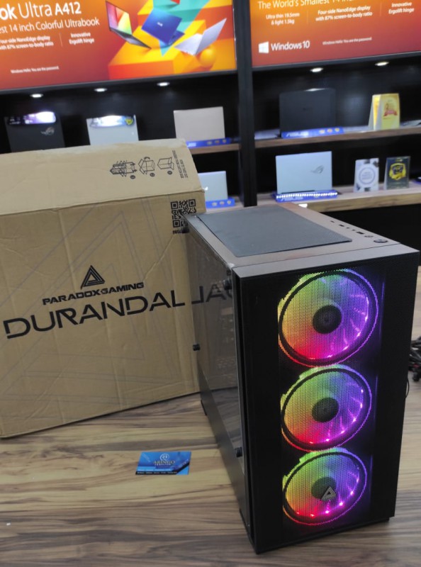 ARINGO - Casing Paradox Gaming Durandal B708 BLACK (Free 3 Fan LED)