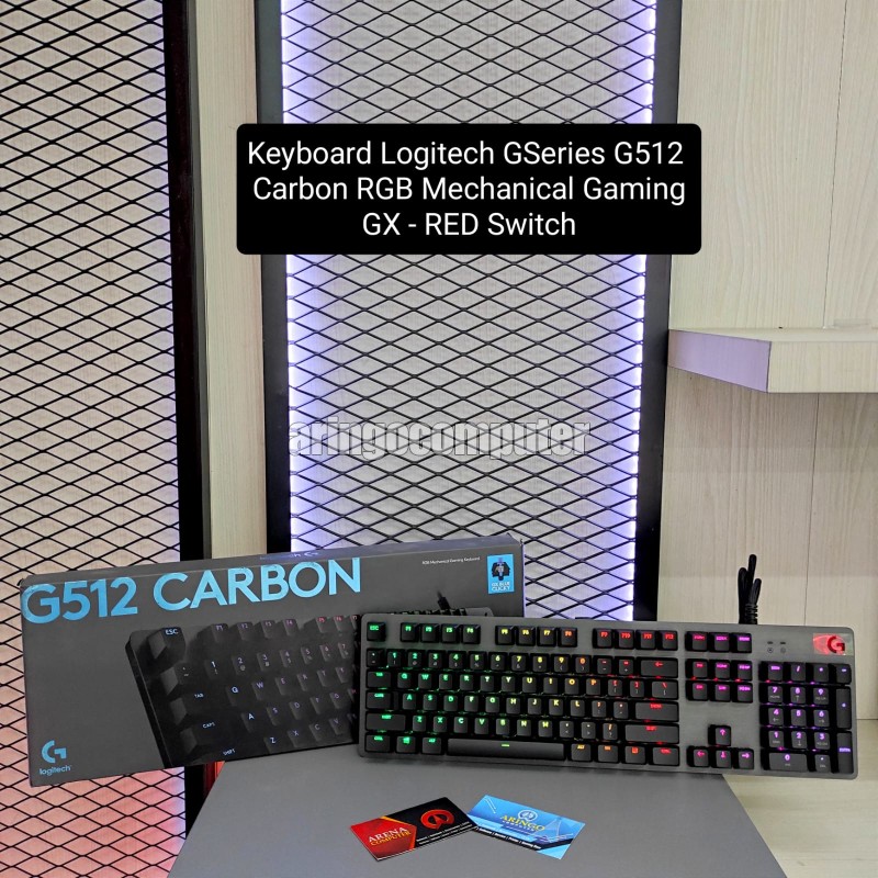 ARINGO - Keyboard Logitech GSeries G512 Carbon RGB Mechanical Gaming GX ...