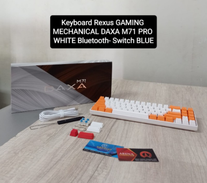 ARINGO - Keyboard Rexus GAMING MECHANICAL DAXA M71 PRO WHITE Bluetooth ...