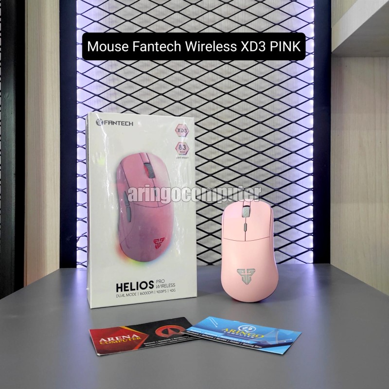 ARINGO - Mouse Fantech Wireless XD3 PINK