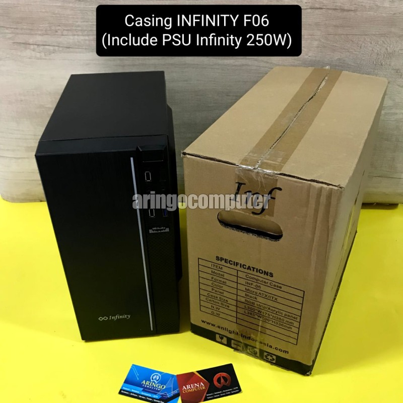 ARINGO - Casing INFINITY F06 (Include PSU Infinity 250W)