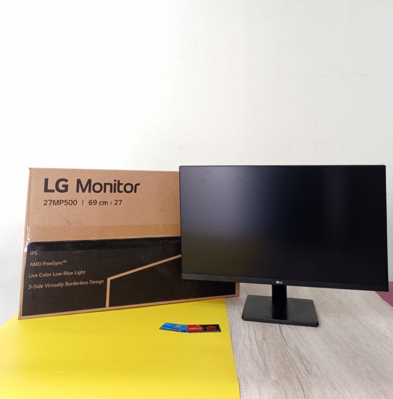 ARINGO - Monitor LG Premium 27MP500 IPS/75Hz/FHD/FreeSync/Borderless