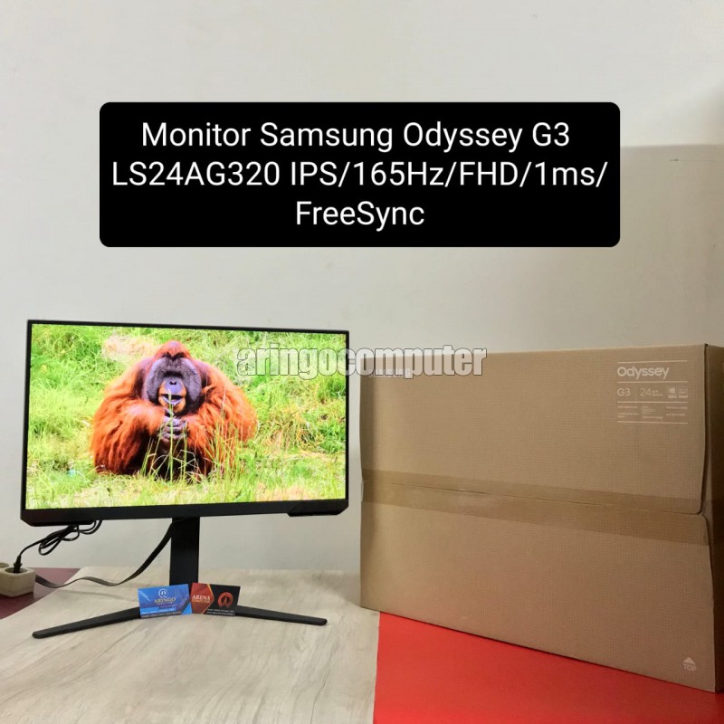 ARINGO - Monitor Samsung Odyssey G3 LS24AG320 VA/FHD/165Hz/1ms/FreeSync