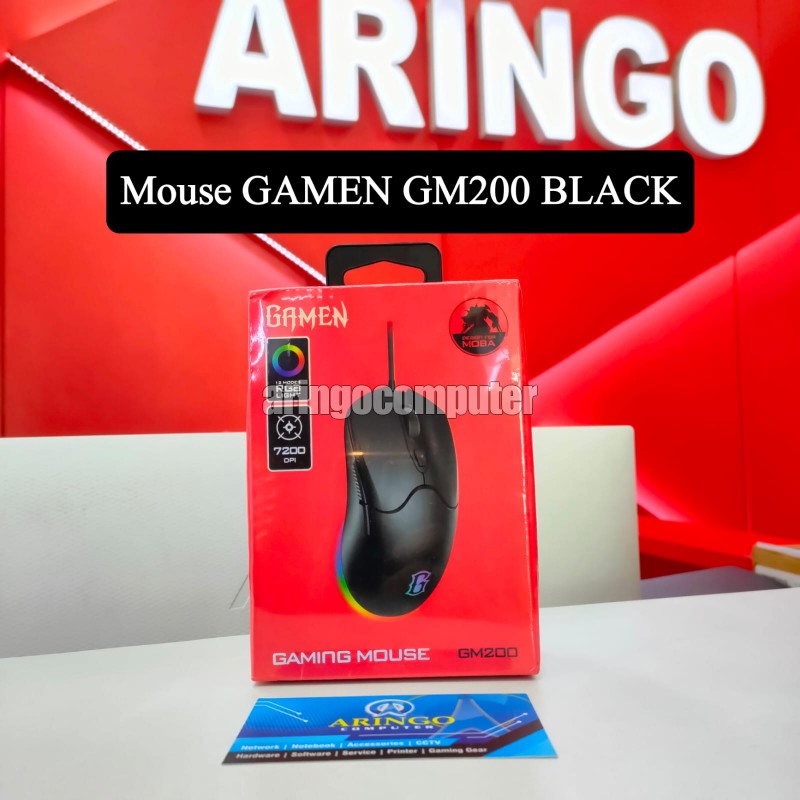 ARINGO - Mouse GAMEN GM200 BLACK