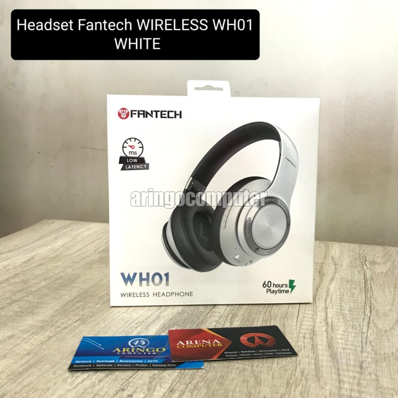 ARINGO - Headset Fantech WIRELESS WH01 WHITE