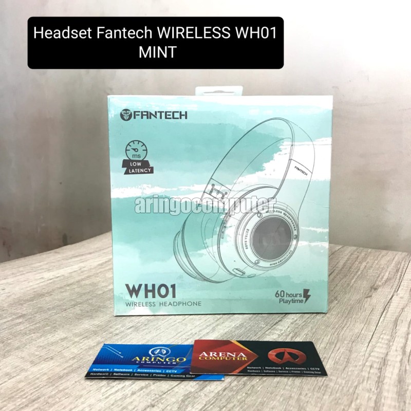 ARINGO - Headset Fantech WIRELESS WH01 MINT