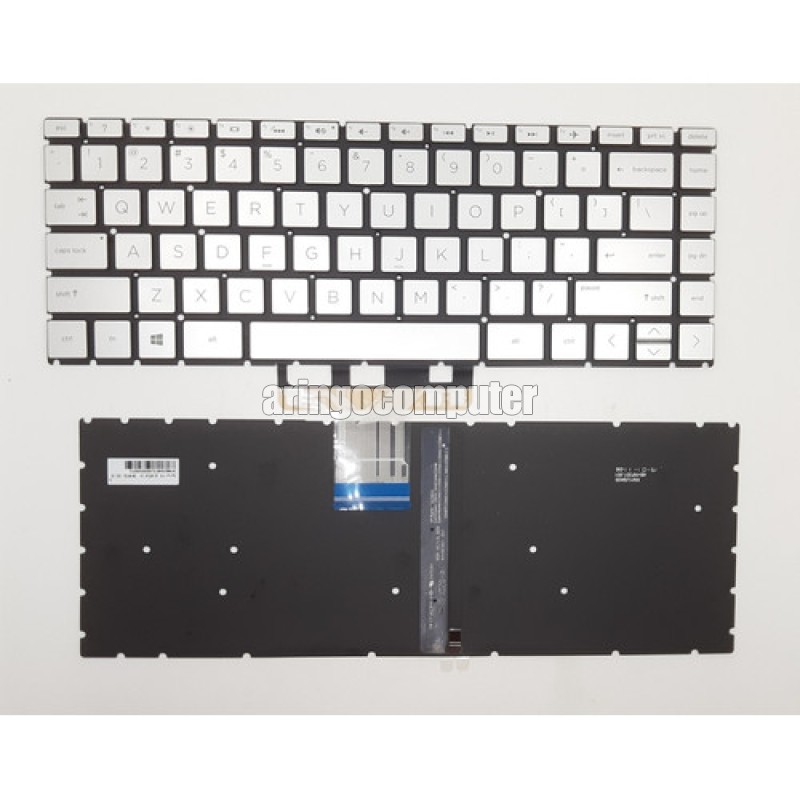 ARINGO - NBPart (Keyboard) HP PAVILION 14-BW SILVER Backlight