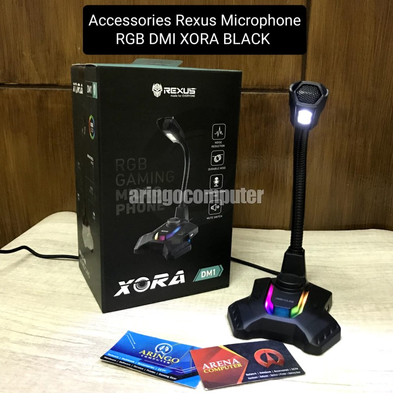 ARINGO - Accessories Rexus Microphone RGB DM1 XORA BLACK