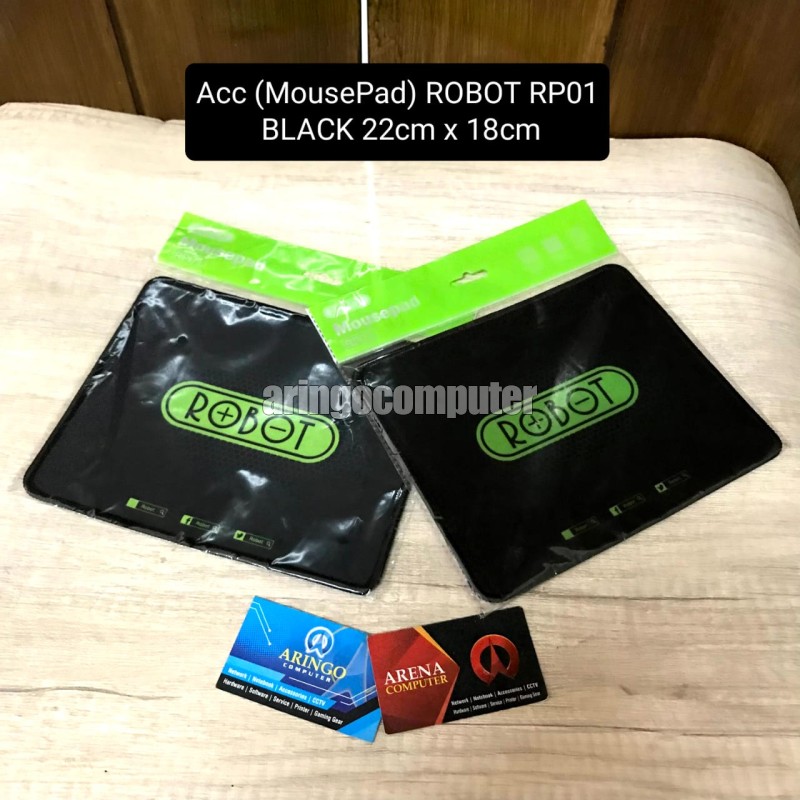 ARINGO - Acc (MousePad) ROBOT RP01 BLACK 22cm x 18cm
