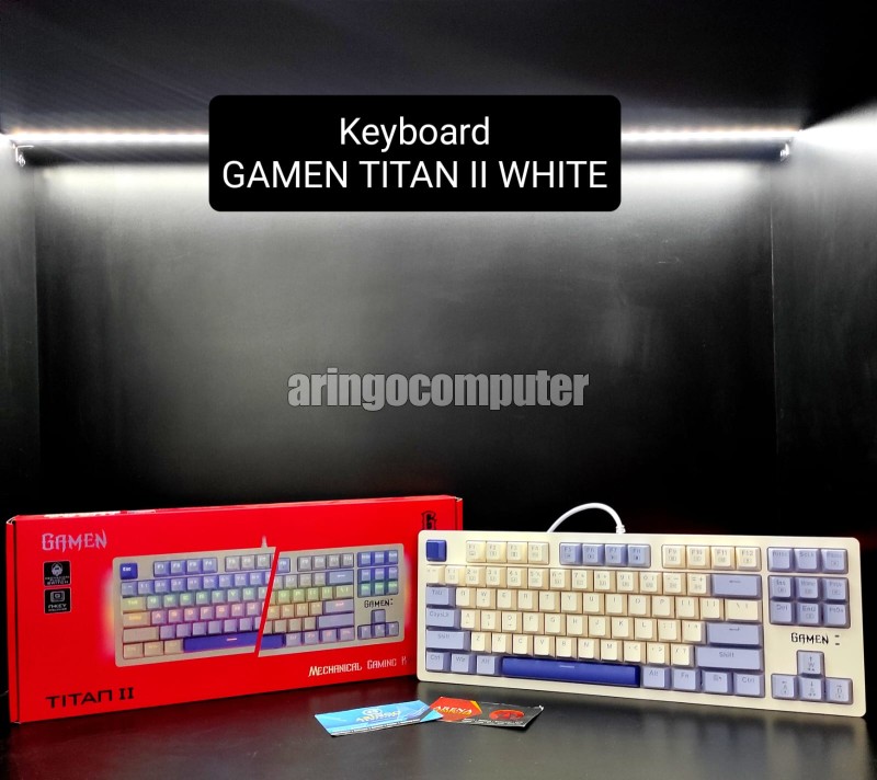 ARINGO - Keyboard GAMEN TITAN II WHITE