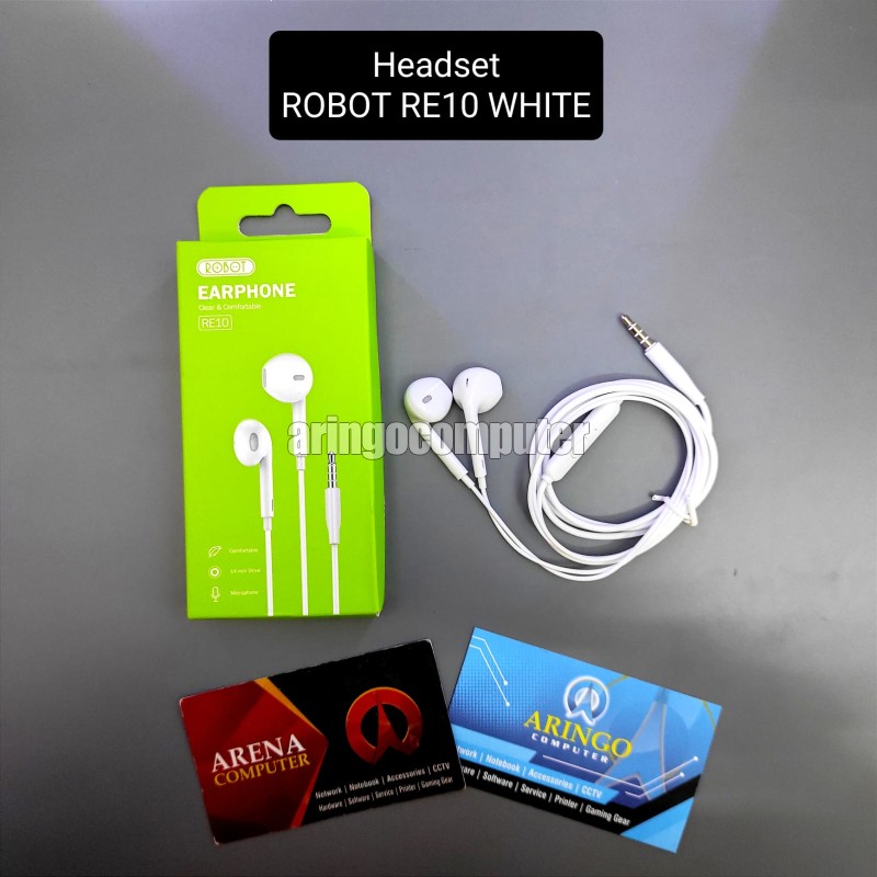 ARINGO - Headset ROBOT RE10 WHITE
