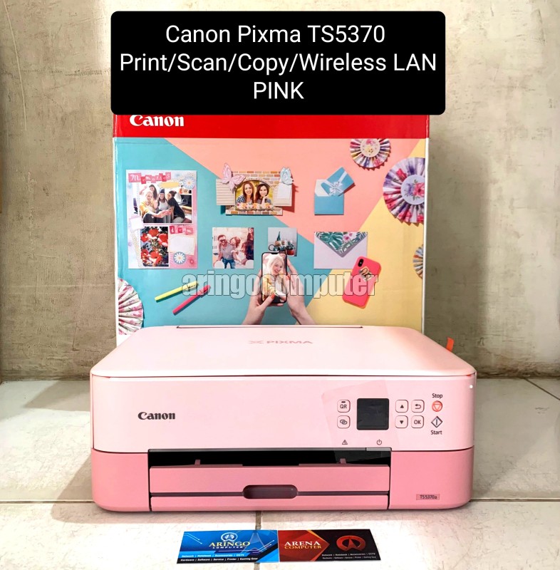ARINGO - Printer Canon Pixma TS5370 Print/Scan/Copy/Wireless LAN PINK