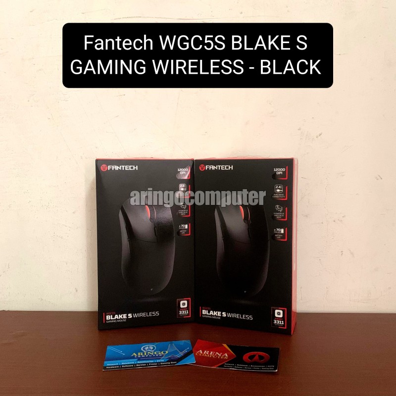 ARINGO - Mouse Fantech WGC5S BLAKE S GAMING WIRELESS - BLACK